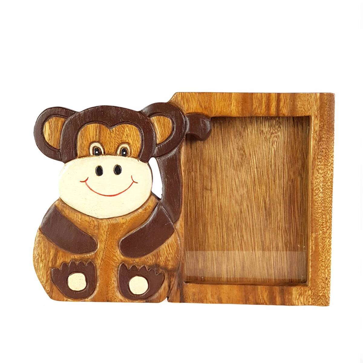 Wooden Photo Frame 6x4 Monkey