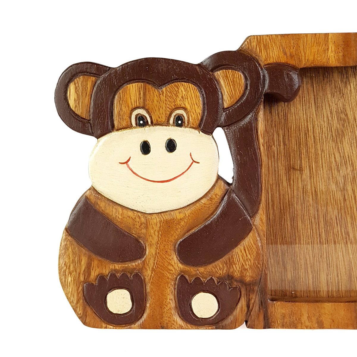 Wooden Photo Frame 6x4 Monkey