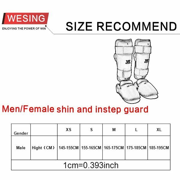 WKF Approved Shin Guard Protector & Instep