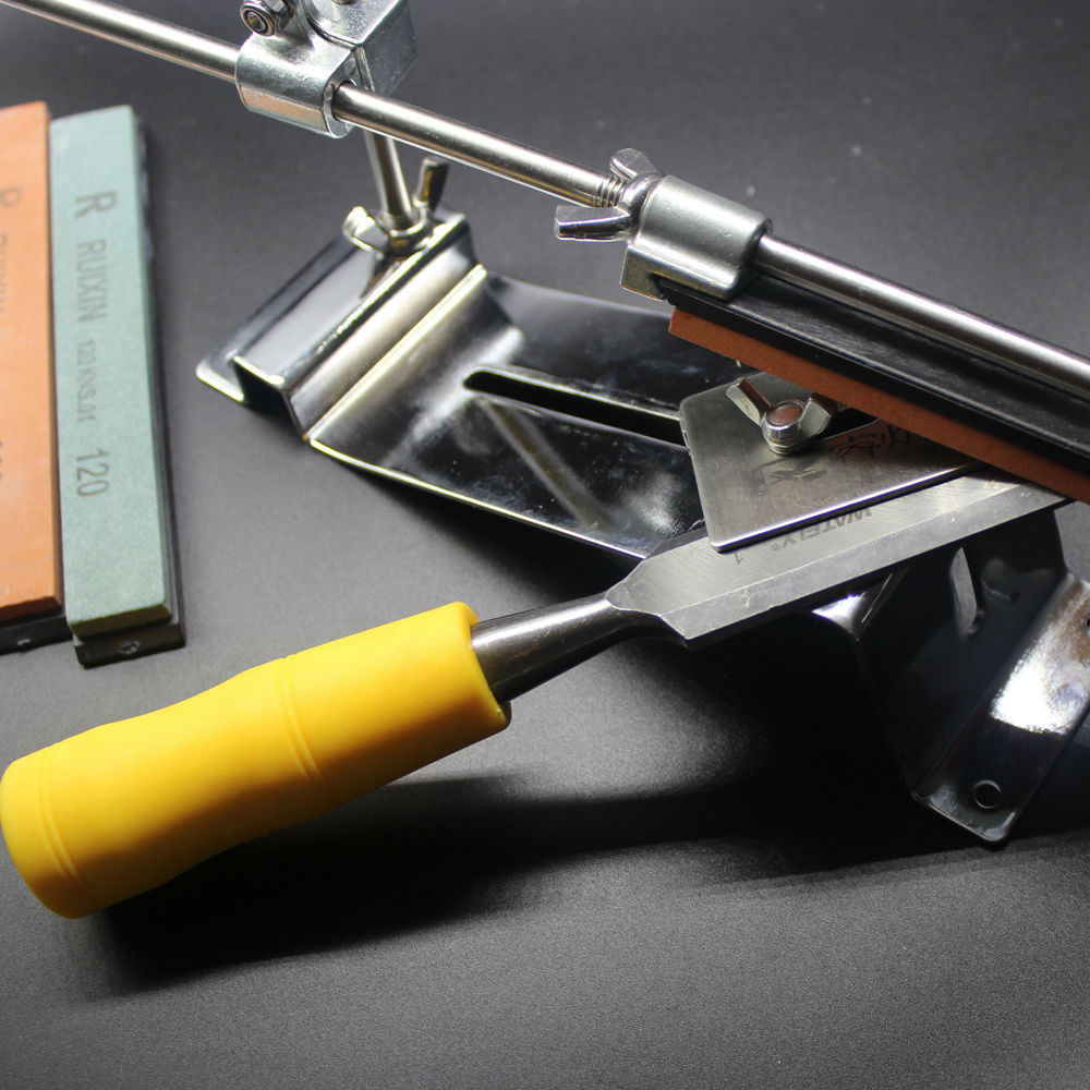Full Steel Body Fix Angle Sharpening System Knife Sharpener Set with 4 ...