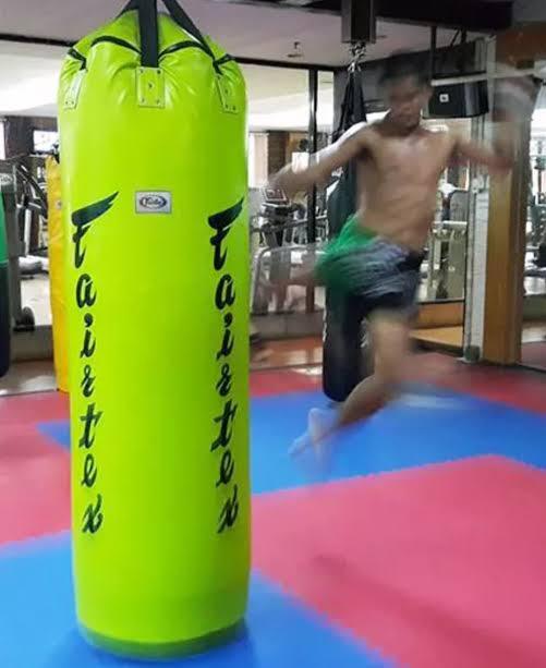New FAIRTEX-[[UNFILLED]] 7FT Pole Bag Boxing Punch Bag Muay Thai MMA
