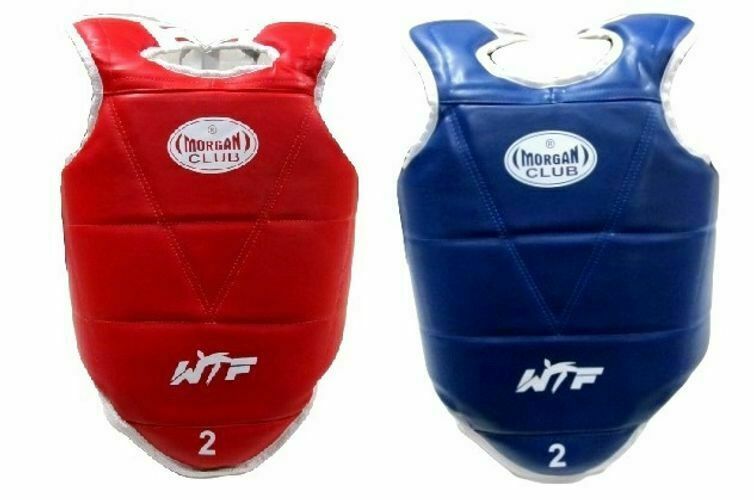 MORGAN Olympic Reversible Chest Guard Muay Thai MMA Boxing Trainning