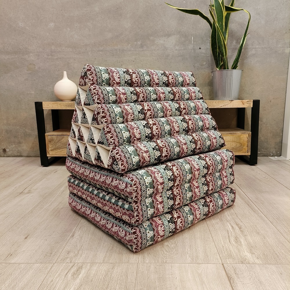 [MANGO TREES] JUMBO Thai Triangle Pillow Daybed Mattress Kapok Filled ...